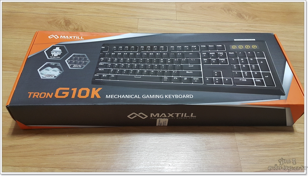 화이트 LED의 기계식 키보드, MAXTILL TRON G10K Mechanical Keyboard > 유저 칼럼 | 퀘이사존