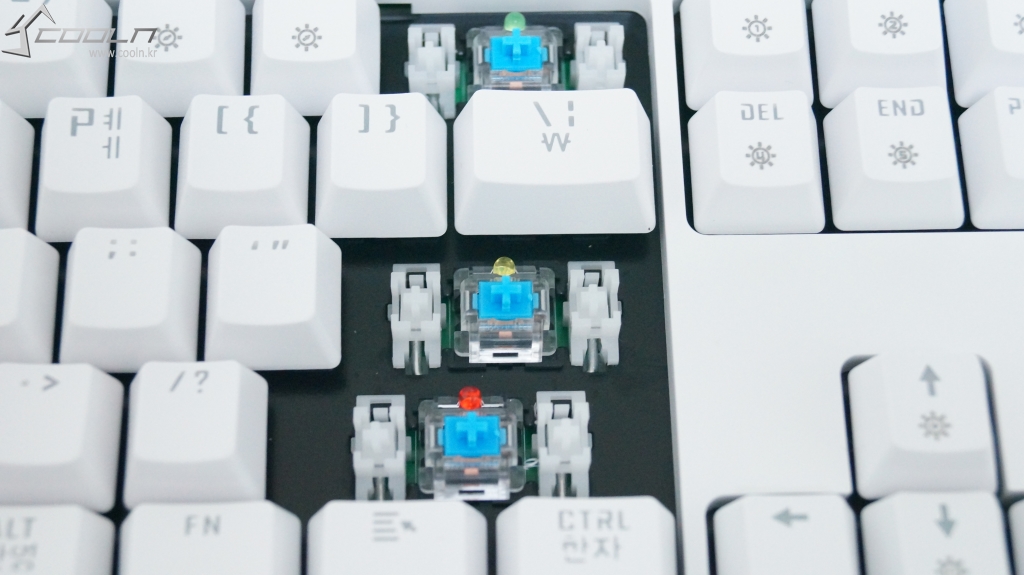 화이트 레인보우 LED, ABKO HACKER K610 레인보우 액션 LED > 유저 칼럼 | 퀘이사존