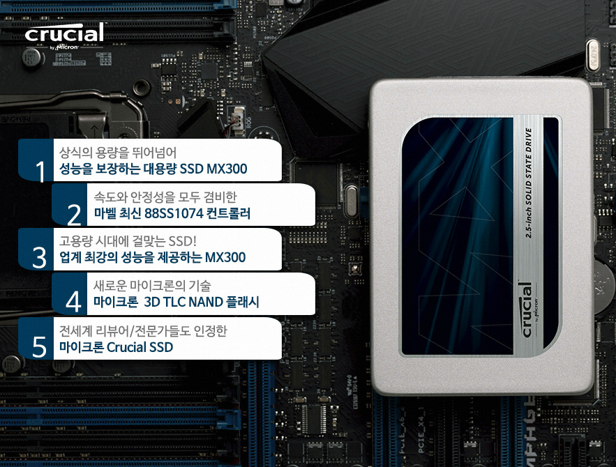 마이크론 크루셜 MX 300 275G 3D TLC SSD 후기 > 유저 칼럼 | 퀘이사존