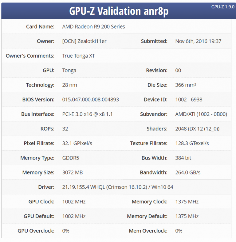 AMD Radeon R9 285X 정보 및 벤치마크 포착 > 하드웨어 뉴스 | 퀘이사존