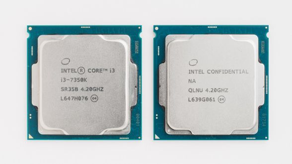 Intel Core i3-7350k 리테일 출시 및 공랭쿨러 5GHz 달성 > 하드웨어 뉴스 | 퀘이사존
