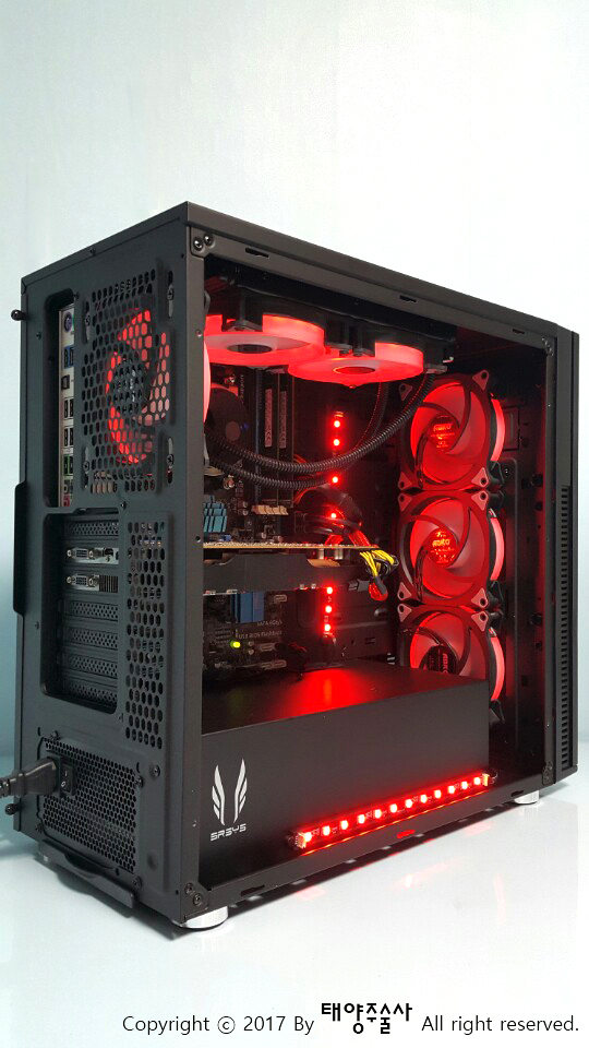 끝장 LED튜닝기 3RSYS L1000 강화유리 (feat. HALO RGB FAN & RGB LED BAR) > 유저 칼럼 | 퀘이사존