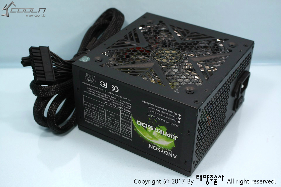 ANDYSON JUPITER 500W BLUE LED +12V Single Rail 모듈러 파워서플라이 사용기 > 유저 칼럼 ...