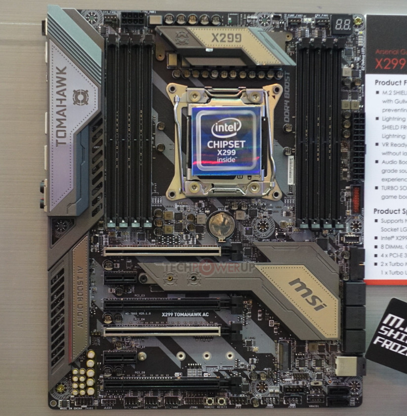 MSI의 X299칩셋 메인보드 > 하드웨어 뉴스 | 퀘이사존