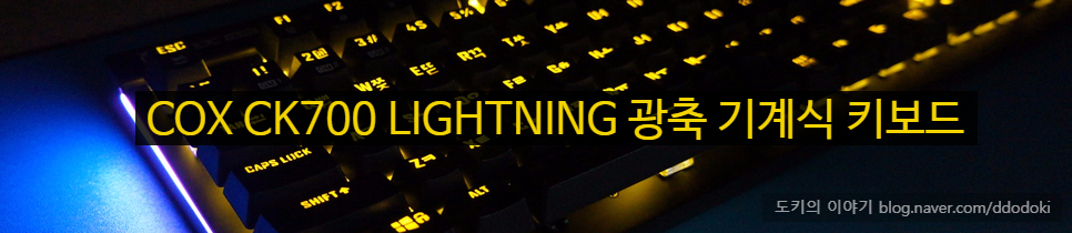 COX CK700 LIGHTNING 광축 기계식 키보드 > 유저사용기/필테 | 퀘이사존 QUASARZONE