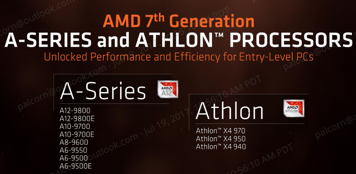 AMD, 7 세대 A 시리즈 및 Athlon 프로세서 출시 > 하드웨어 뉴스 | 퀘이사존