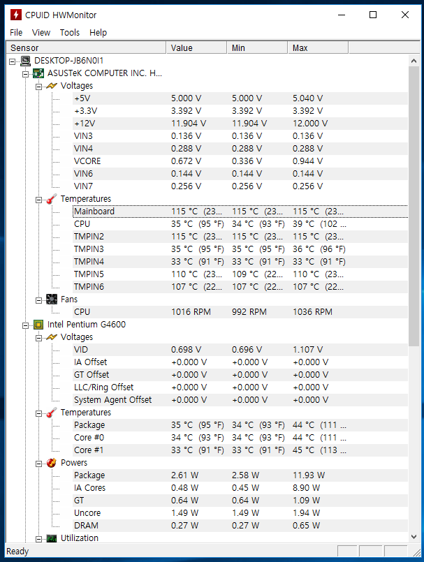 CPUID HWMonitor 프로그램 믿을 만한가요? > CPU/메인보드/램 | 퀘이사존 QUASARZONE