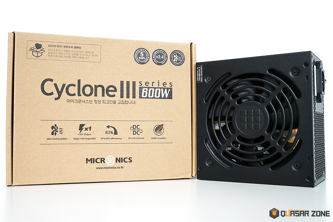 마이크로닉스 Cyclone III 600W After Cooling > 퀘이사 칼럼 | 퀘이사존