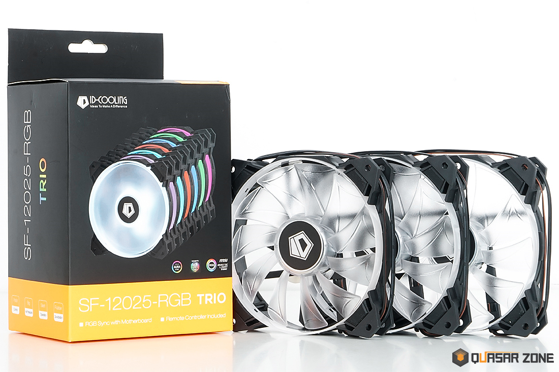 ID-COOLING SF-12025 RGB TRIO (3PACK/REMOTE CONTROL) > 퀘이사 칼럼 | 퀘이사존