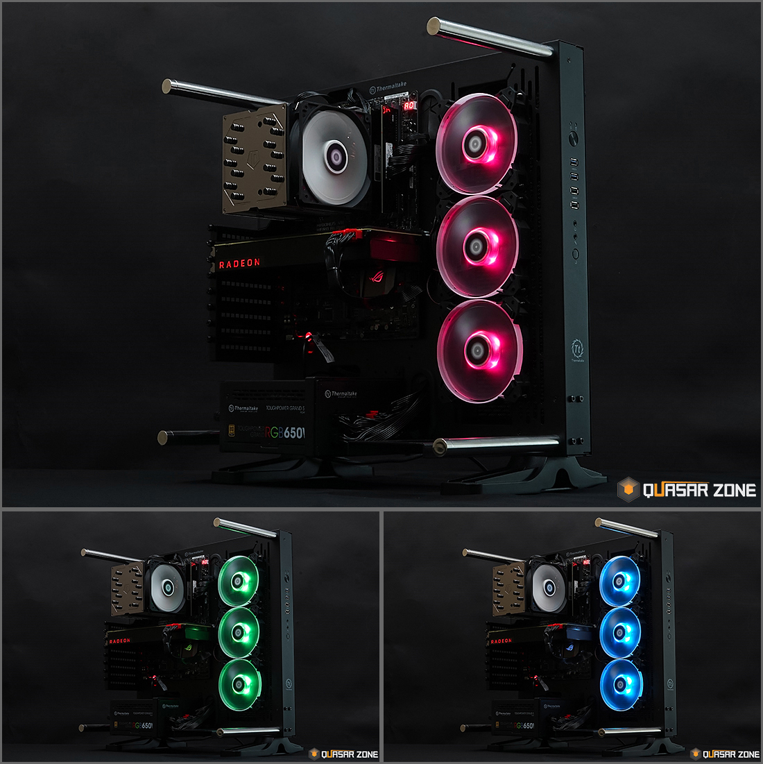 ID-COOLING SF-12025 RGB TRIO (3PACK/REMOTE CONTROL) > 퀘이사 칼럼 | 퀘이사존