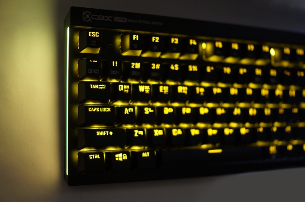 사이드 라인 LED, COX CK700 카일 광축 기계식 키보드 > 유저사용기/필테 | 퀘이사존 QUASARZONE