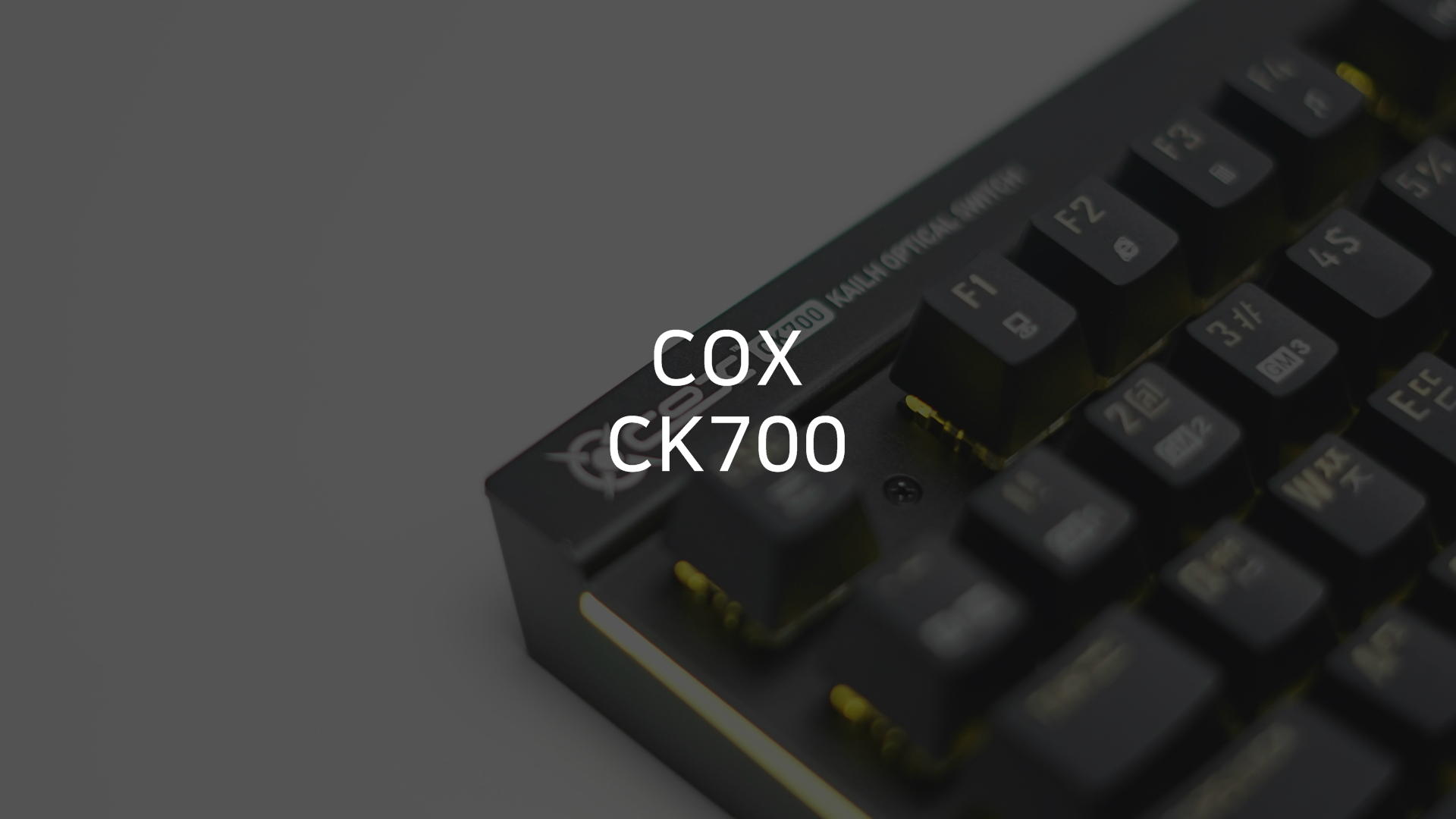측면에도 LED가!! COX CK700 리뷰 > 리뷰/체험기 | 퀘이사존 QUASARZONE