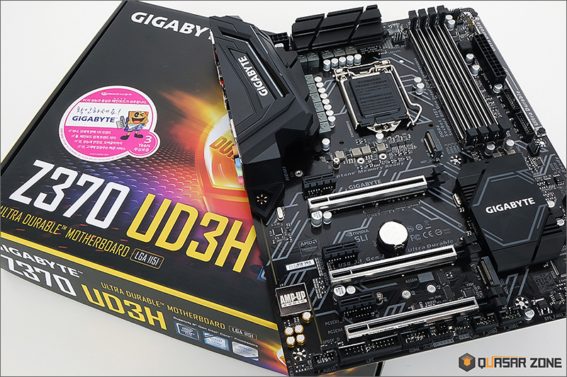 GIGABYTE Z370 UD3H 듀러블에디션 제이씨현 > 퀘이사 칼럼 | 퀘이사존
