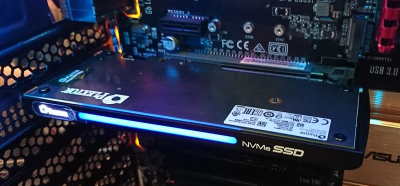 플렉스터는 M9Pe RGB LED NVMe SSD를 전시했어요 > 하드웨어 뉴스 | 퀘이사존