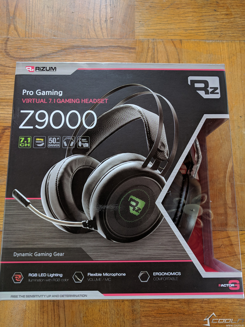 리뷰뷰!! RIZUM G-FACTOR Z9000 Virtual 7.1 RGB LED 게이밍 헤드셋 > 유저 칼럼 | 퀘이사존