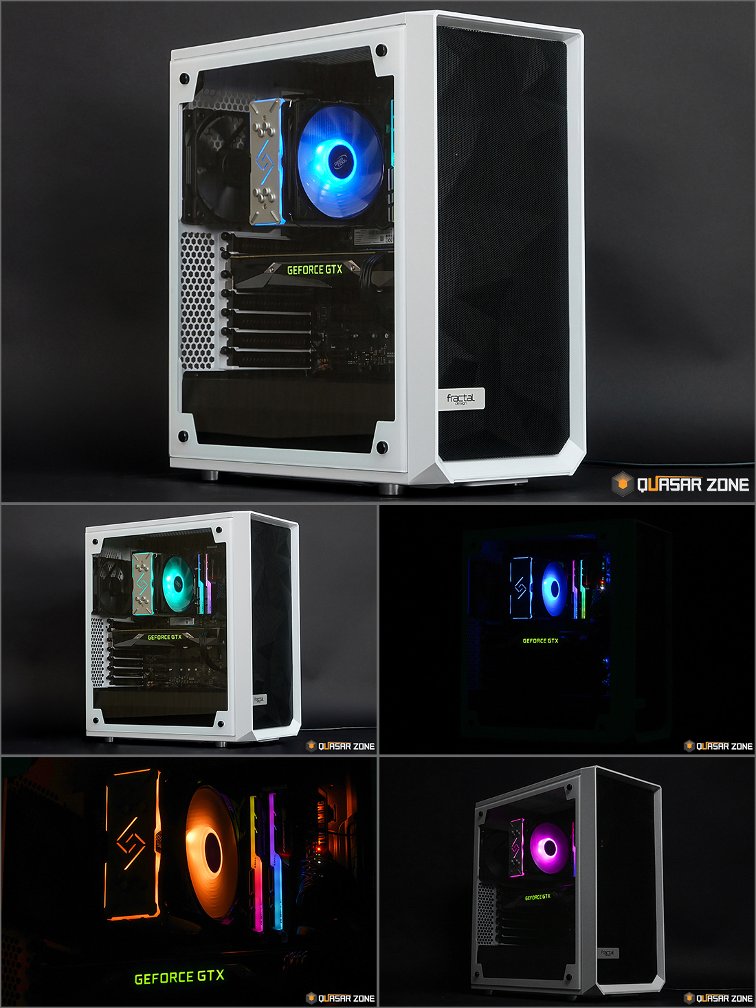 Fractal Design Meshify C White 강화유리 > 퀘이사 칼럼 | 퀘이사존