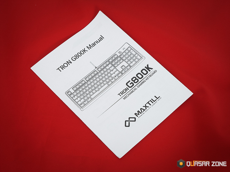 MAXTILL TRON G800K 카일 LP 오렌지 LED : 롱화 스위치 > 리포트 | 퀘이사존