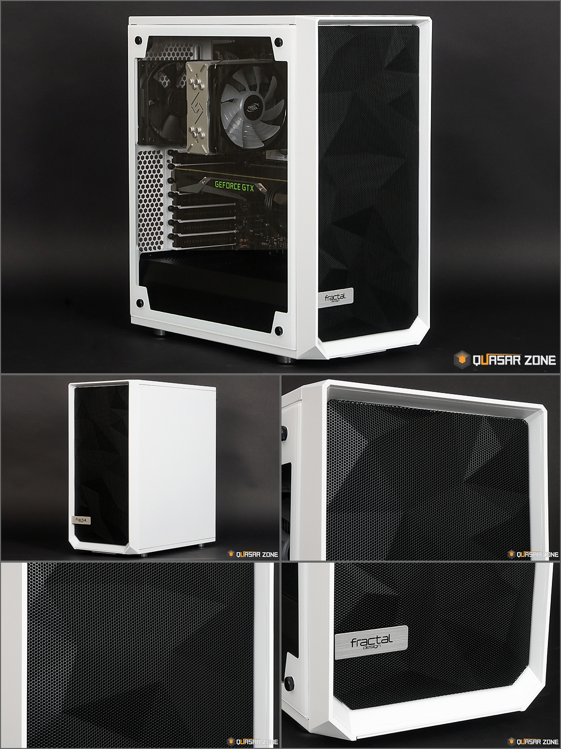 Fractal Design Meshify C White 강화유리 > 퀘이사 칼럼 | 퀘이사존