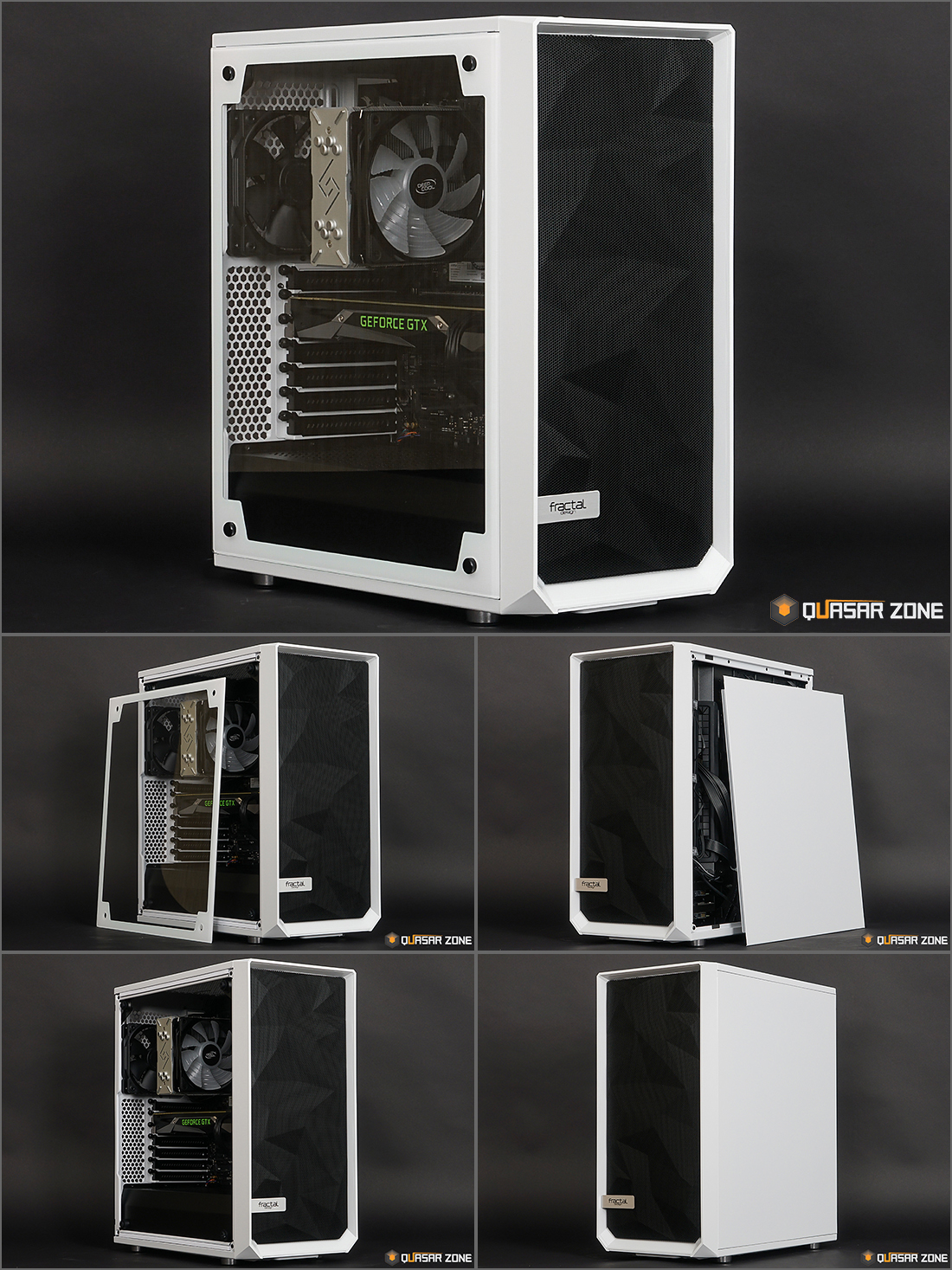Fractal Design Meshify C White 강화유리 > 퀘이사 칼럼 | 퀘이사존