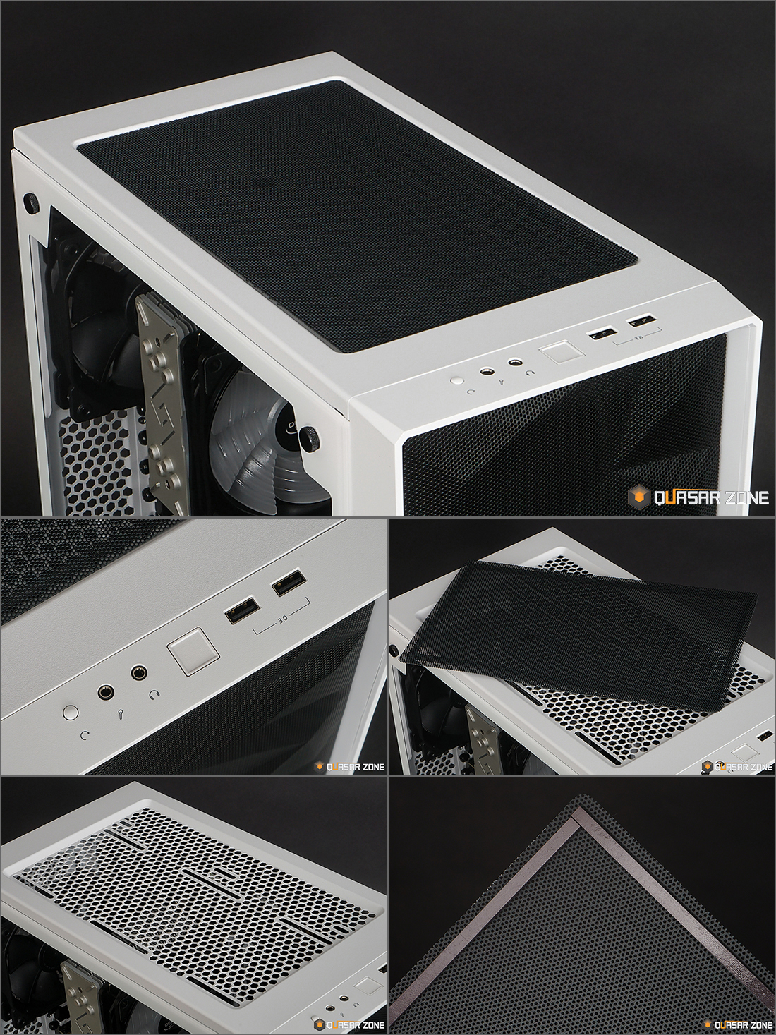 Fractal Design Meshify C White 강화유리 > 퀘이사 칼럼 | 퀘이사존