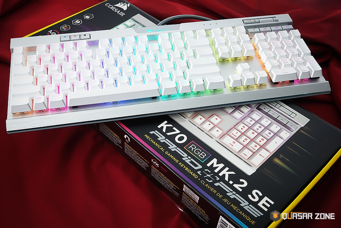 CORSAIR K70 RGB MK.2 SE 기계식 키보드 : 스피드 은축 > 퀘이사 칼럼 | 퀘이사존