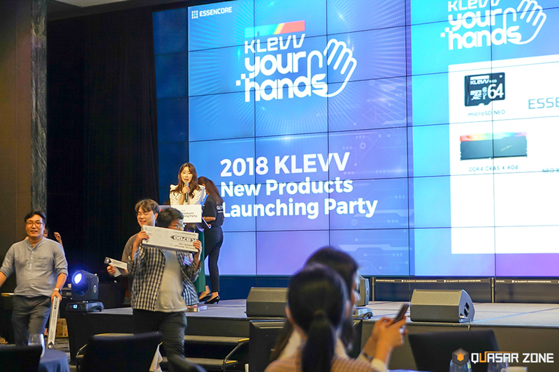 KLEVV your hands! 클레브 신제품 발표회 > 리포트 | 퀘이사존
