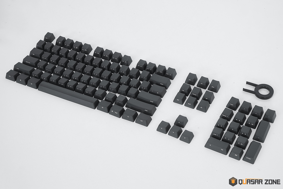 웨이코스 씽크웨이 CROAD C604 체리미엄 PBT 측각 게이밍 키보드 / CROAD X04 PBT 측각 104키 키캡 ...