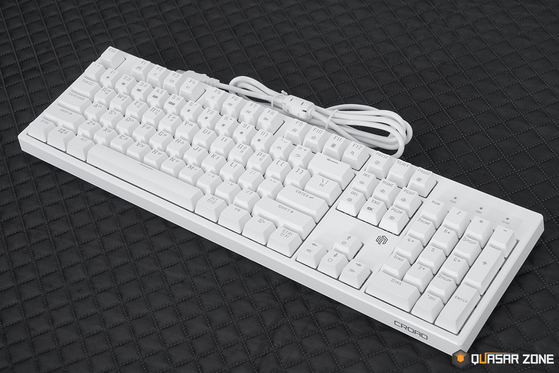 웨이코스 씽크웨이 CROAD C604 체리미엄 PBT 측각 게이밍 키보드 / CROAD X04 PBT 측각 104키 키캡 ...