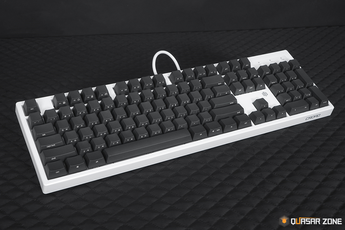 웨이코스 씽크웨이 CROAD C604 체리미엄 PBT 측각 게이밍 키보드 / CROAD X04 PBT 측각 104키 키캡 ...