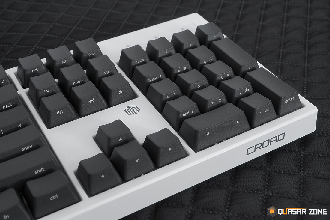 웨이코스 씽크웨이 CROAD C604 체리미엄 PBT 측각 게이밍 키보드 / CROAD X04 PBT 측각 104키 키캡 ...