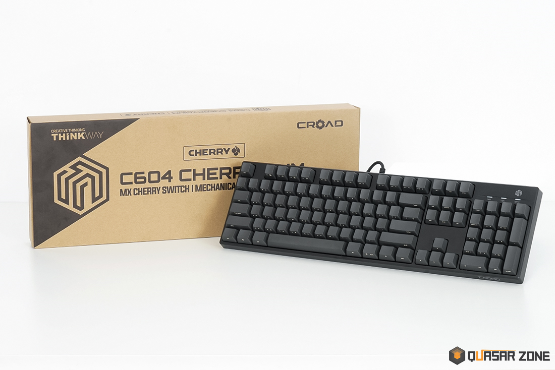 웨이코스 씽크웨이 CROAD C604 체리미엄 PBT 측각 게이밍 키보드 / CROAD X04 PBT 측각 104키 키캡 ...