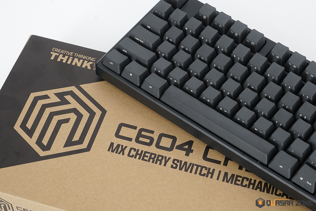 웨이코스 씽크웨이 CROAD C604 체리미엄 PBT 측각 게이밍 키보드 / CROAD X04 PBT 측각 104키 키캡 ...