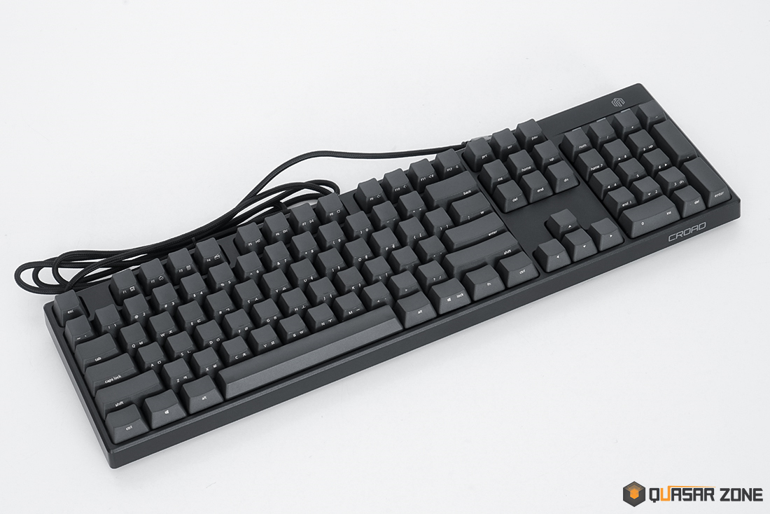 웨이코스 씽크웨이 CROAD C604 체리미엄 PBT 측각 게이밍 키보드 / CROAD X04 PBT 측각 104키 키캡 ...