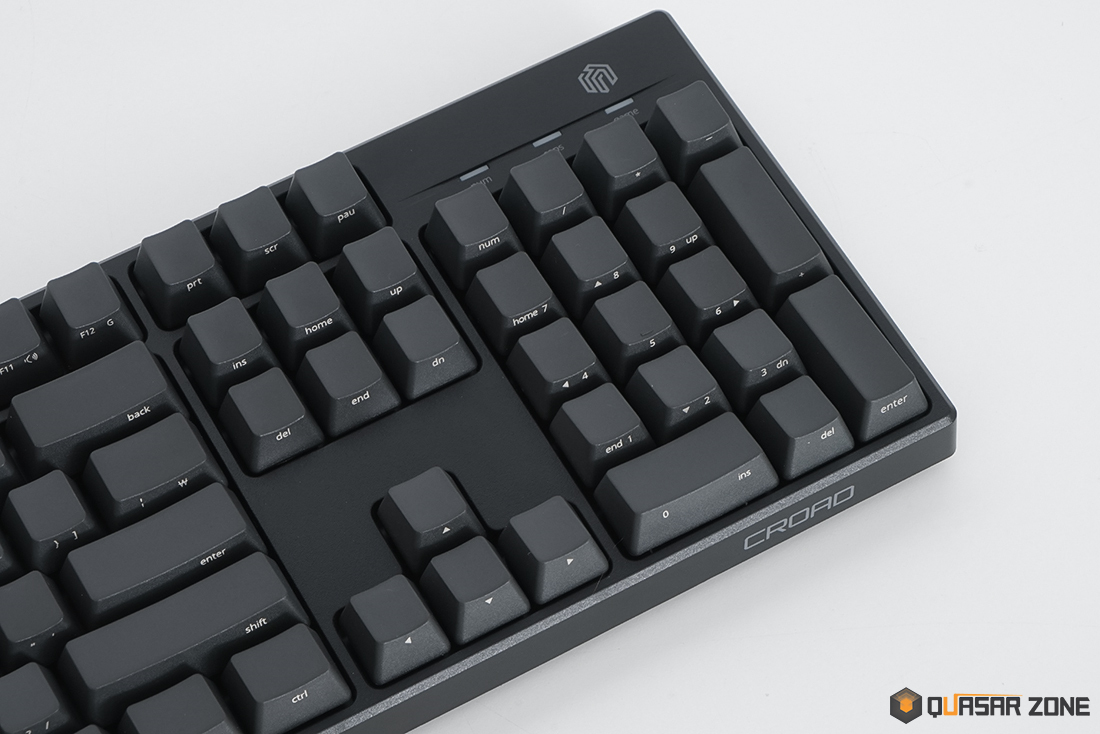 웨이코스 씽크웨이 CROAD C604 체리미엄 PBT 측각 게이밍 키보드 / CROAD X04 PBT 측각 104키 키캡 ...