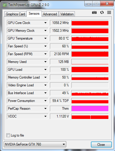 gpu-z 로 풀로드걸어봤는데 이정도면 정상인가요?? > OS/소프트웨어 | 퀘이사존