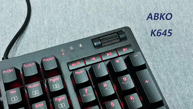 볼륨 다이얼과 축교체를 지원하는 기계식 키보드 앱코 HACKER K645 > 유저사용기/필테 | 퀘이사존