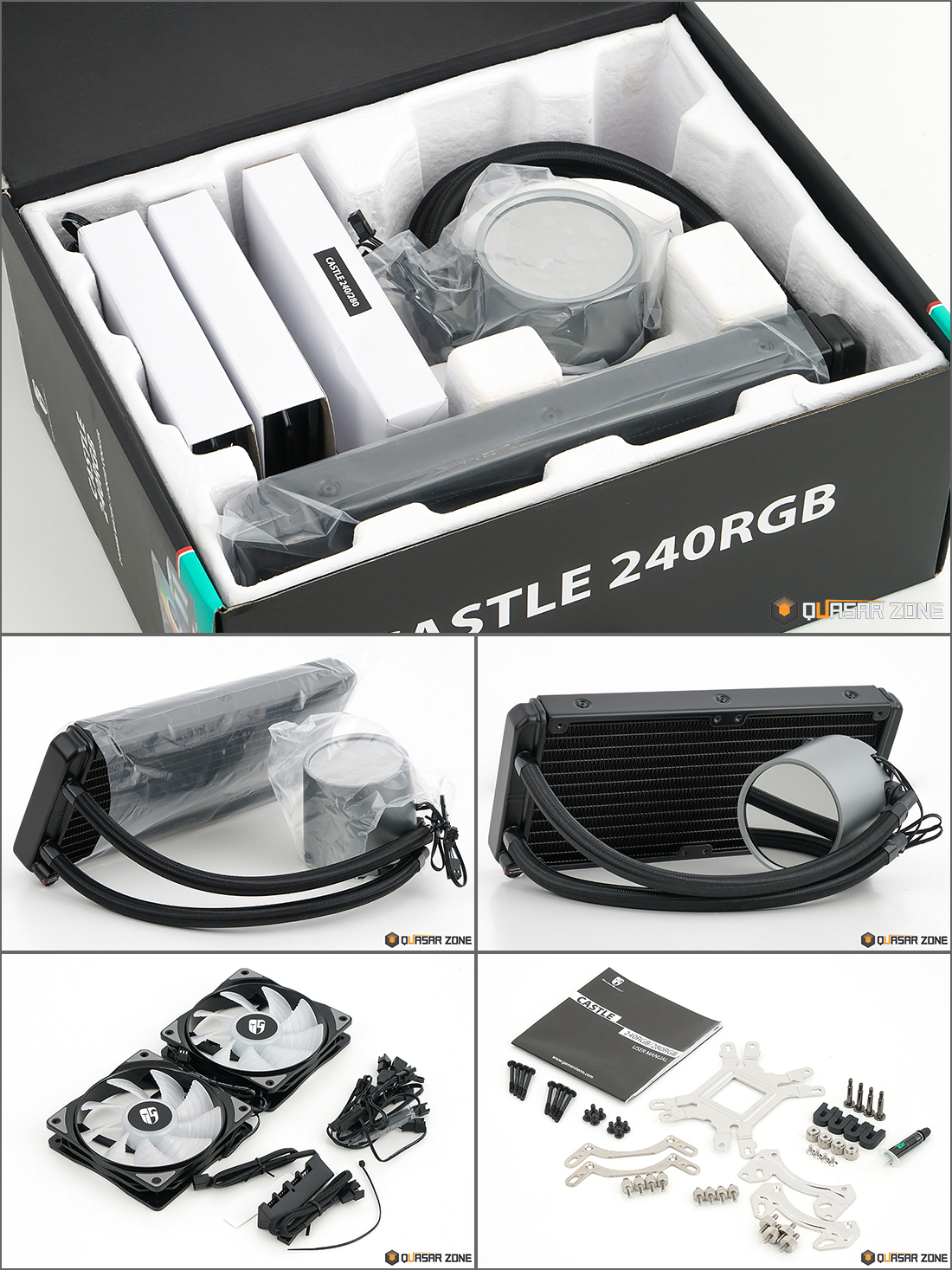 DEEPCOOL GAMER STORM CASTLE 240 RGB > 퀘이사 칼럼 | 퀘이사존