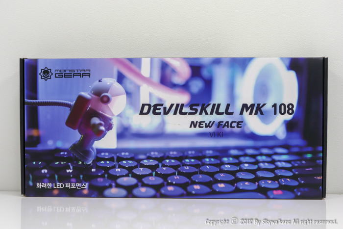 흔치않는 카일롱화 흑축~! 몬스타 데빌스킬 MK108RGB 화이트 게이밍 기계식키보드 (흑축) 사용기 > 유저 칼럼 | 퀘이사존