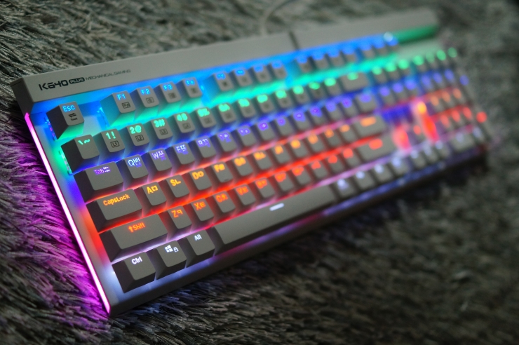 사이드 RGB 감성, ABKO HACKER K640 플러스 축교환 측면 LED 게이밍 키보드 > 리뷰/체험기 | 퀘이사존 ...