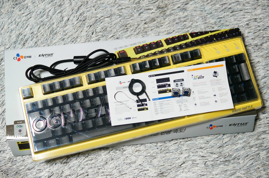 입문용 기계식 키보드 추천, CJ ENM ENTUS K400G BATTLE CJ 광축 게이밍 키보드 (클릭) > 유저 칼럼 | 퀘이사존