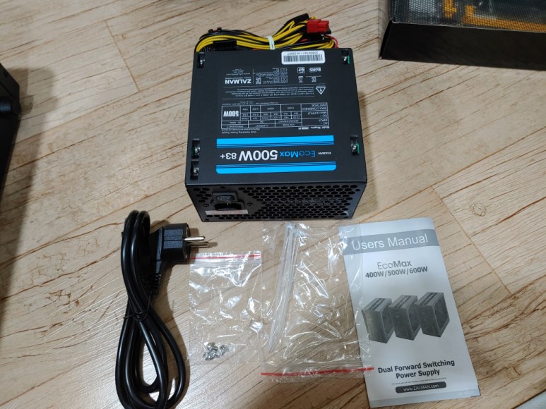 나만의 PC 조립 가성비 파워서플라이 잘만 EcoMax 500W 83+ 리뷰 > 유저 칼럼 | 퀘이사존