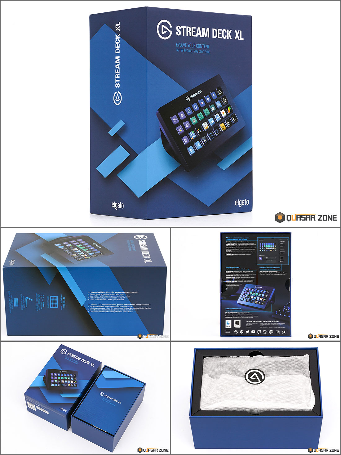 크리에이터를 위한 컨트롤러, Elgato STREAM DECK XL > 퀘이사 칼럼 | 퀘이사존