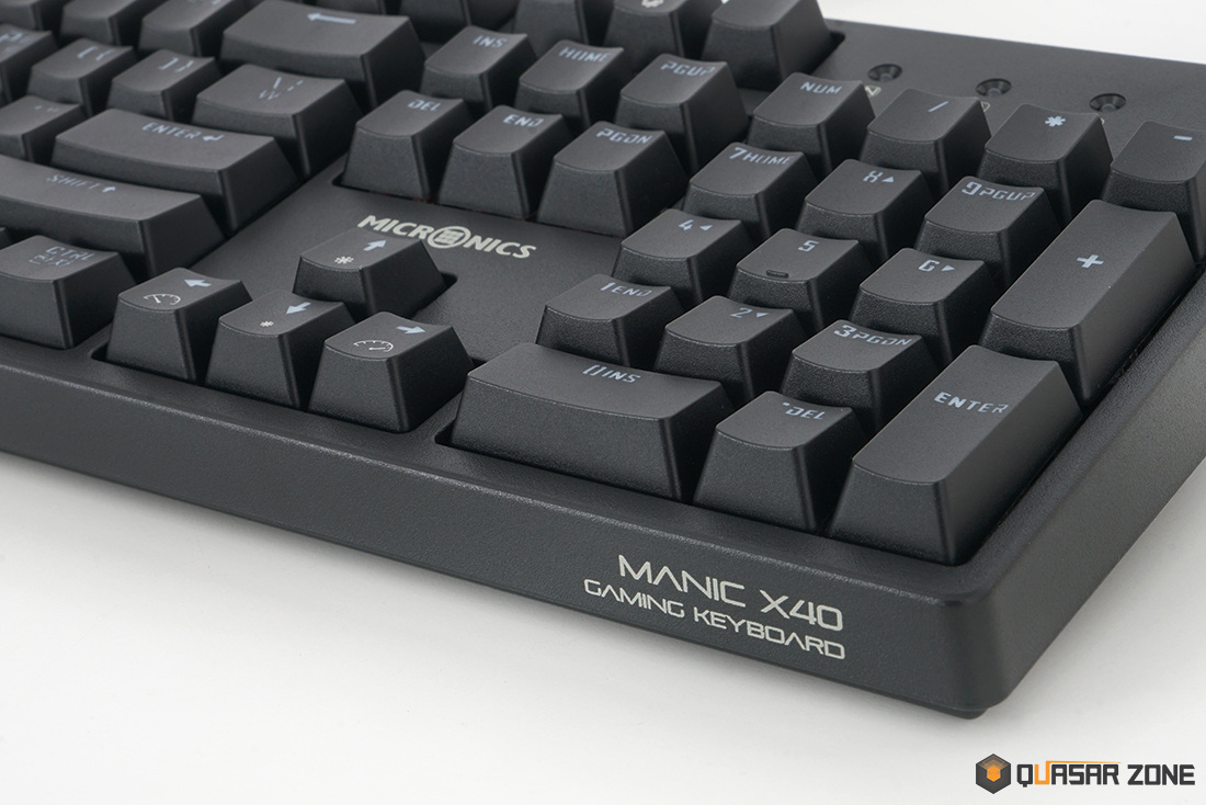 마이크로닉스 MANIC X40 Gaming Keyboard > 리포트 | 퀘이사존