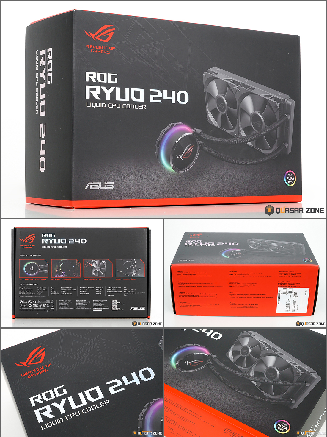 ASUS ROG RYUO 240 : ROG 최초 일체형 수랭 쿨러 > 퀘이사 칼럼 | 퀘이사존