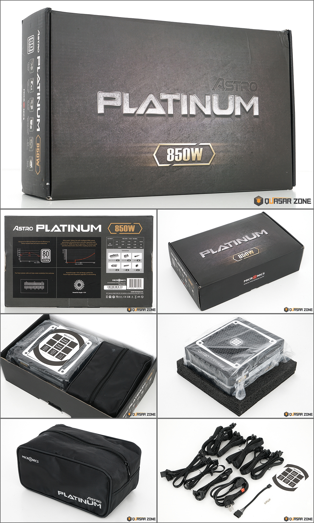 마이크로닉스 ASTRO Platinum 850W 풀모듈러 > 퀘이사 칼럼 | 퀘이사존