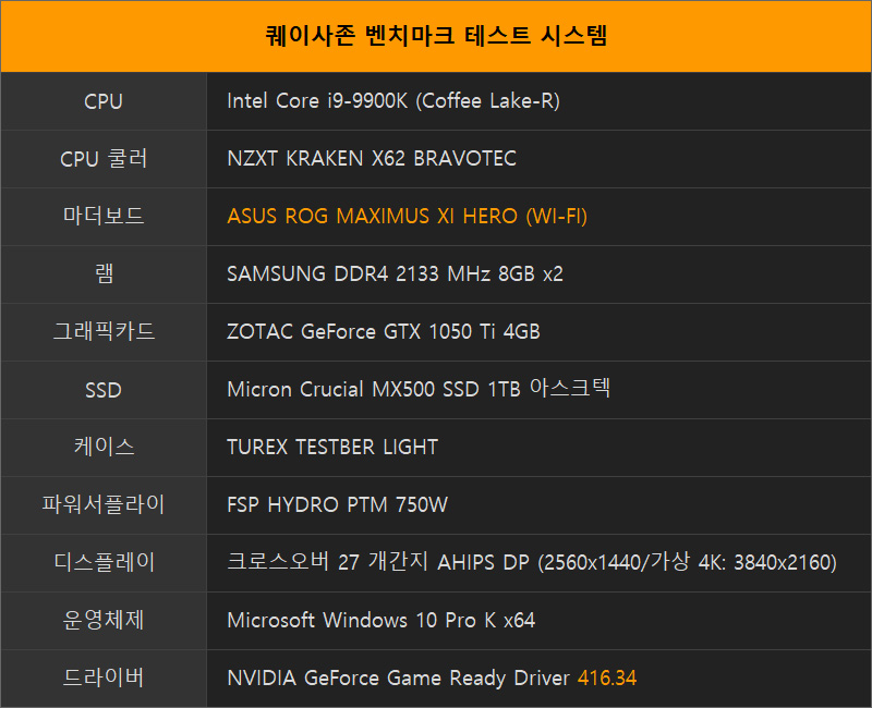 ASUS ROG MAXIMUS XI HERO (CoD-BO4 Edition) > 퀘이사 칼럼 | 퀘이사존
