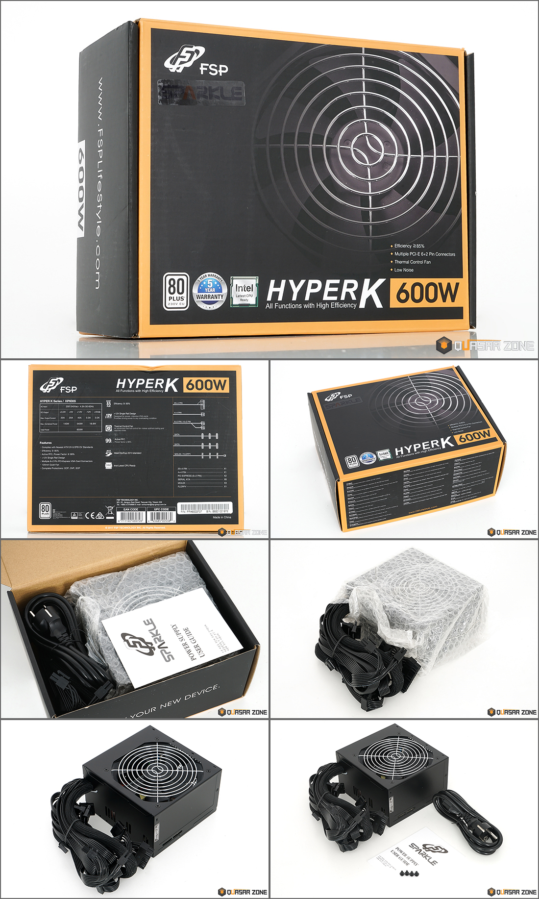 FSP HYPER K 600W 80PLUS Standard 230V EU > 퀘이사 칼럼 | 퀘이사존