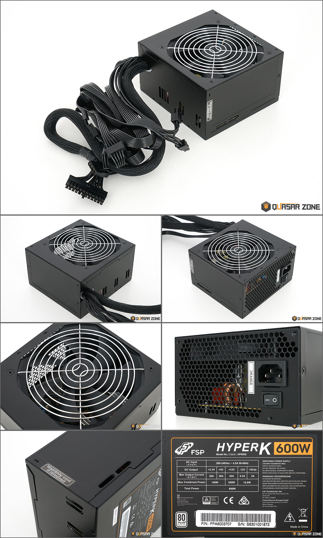 FSP HYPER K 600W 80PLUS Standard 230V EU > 퀘이사 칼럼 | 퀘이사존