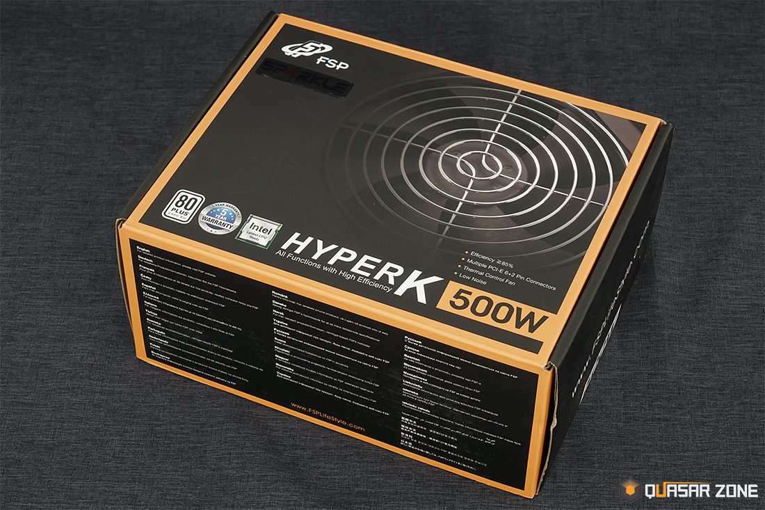 FSP HYPER K 500W 80PLUS Standard 230V EU > 퀘이사 칼럼 | 퀘이사존