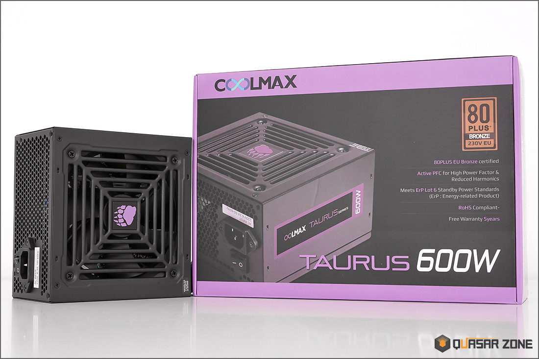 COOLMAX TAURUS 600W 80Plus Bronze 230V EU > 퀘이사 칼럼 | 퀘이사존